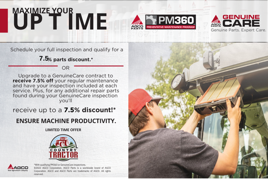 Preventative Maintenance | Country Tractor & Equipment | Spallumcheen ...